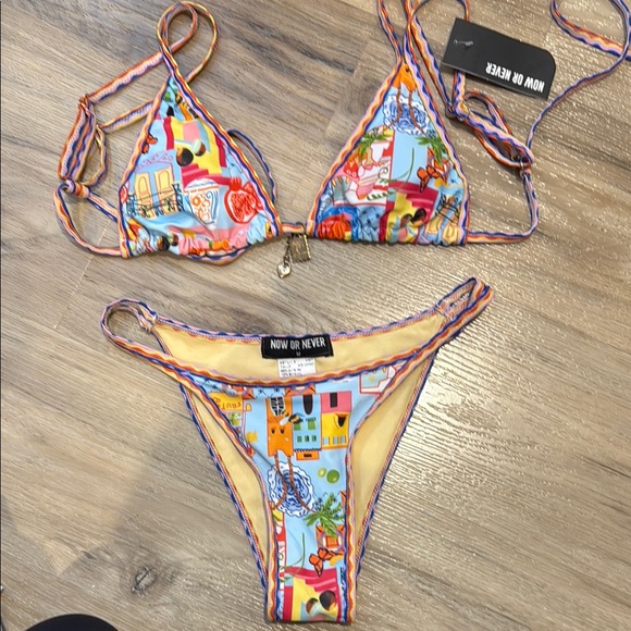 Swim | Colorful Bikini Set | Poshmark